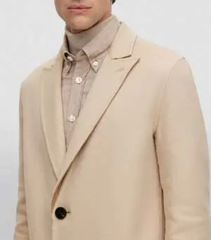 BOSS Camel Hair Overcoat