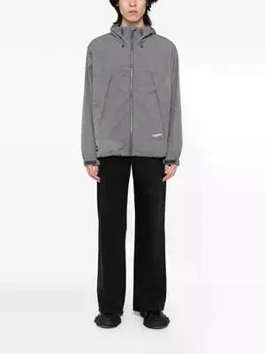 CHOCOOLATE Hooded Windbreaker - Grey