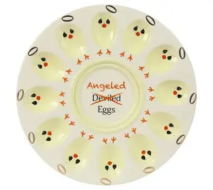 PRECIOUS MOMENTS Angeled Eggs Platter - One-color