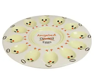PRECIOUS MOMENTS Angeled Eggs Platter