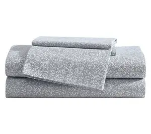 Eddie Bauer Little Blossom Grey Queen Sheet Set - One-color