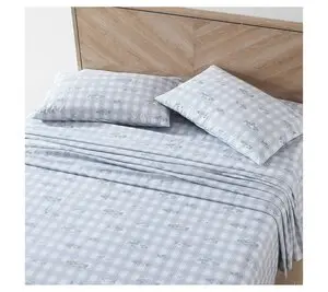 Eddie Bauer Methow Plaid Blue Full Sheet Set