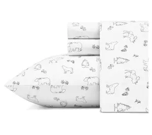Eddie Bauer Animal Tracks Full Sheet Set - One-color