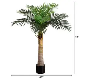 NEARLY NATURAL 4' Artificial Coconut Palm Tree