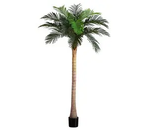 NEARLY NATURAL 8' Artificial Coconut Palm Tree - One-color