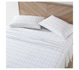 Eddie Bauer Northern Plaid Grey Twin Sheet Set