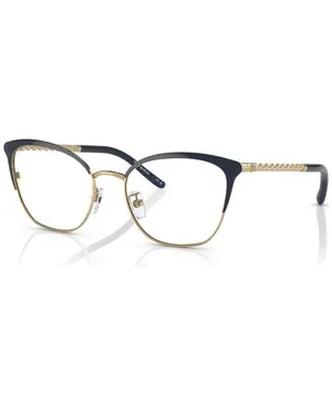 Tory Burch Eyeglasses - Shiny Gold,navy