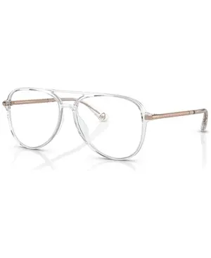 Michael Kors Pilot Eyeglasses - Clear Transparent