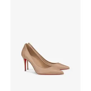CHRISTIAN LOUBOUTIN Sporty Kate 85 Leather Pumps - Blush