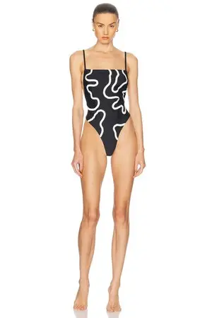 BODE Rickrack One Piece Swimsuit