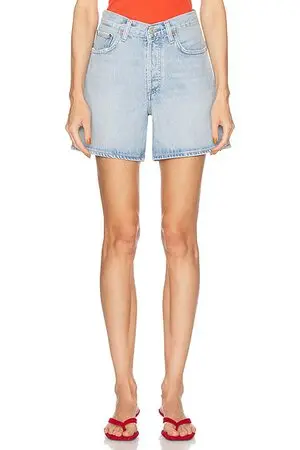 AGOLDE V-waist Denim Shorts