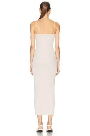 Enza Costa Silk Knit Jersey Essential Strappy Dress