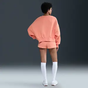 Nike Sportswear Phoenix Fleece Over-oversized Crew-neck Sweatshirt - Orange