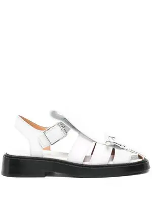 Alexander McQueen Leather Sandals - White