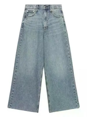Rag & Bone Wide-leg Cropped Jeans