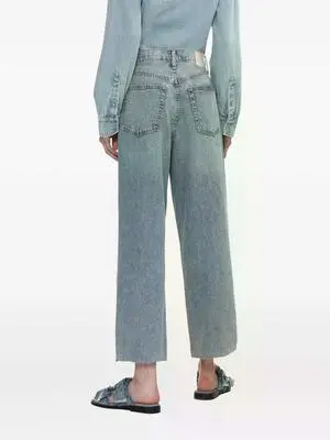 Rag & Bone Wide-leg Cropped Jeans
