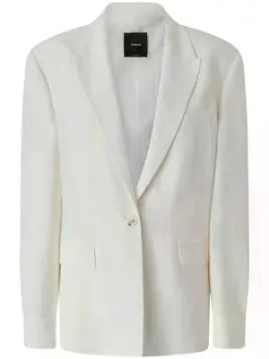Pinko Cut-out Rear Blazer - White