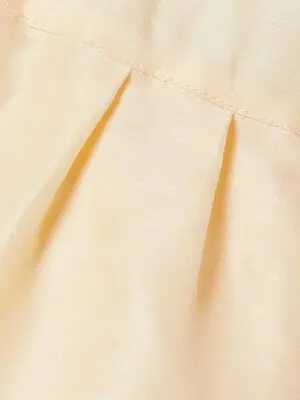 LIBEROWE Sabina Two-tone Linen-blend Shorts