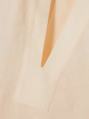 ERES Bibi Belted Linen Kaftan - Neutrals
