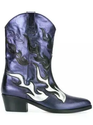 CHIARA FERRAGNI Flame Western Boots