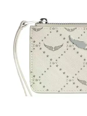 Zadig&Voltaire Monogram Card Holder - White