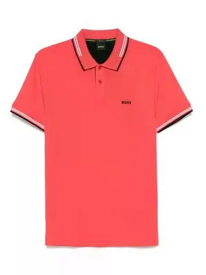 BOSS Stripe-trim Polo Shirt