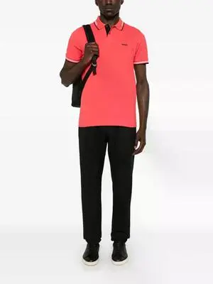BOSS Stripe-trim Polo Shirt