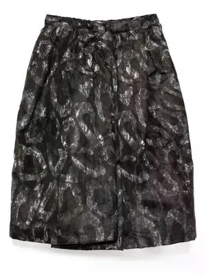 Comme Des Garçons Graphic-print Skirt
