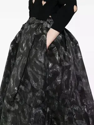 Comme Des Garçons Graphic-print Skirt