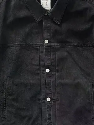 KURO Padded-shoulders Denim Jacket