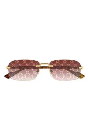 Gucci Rectangle-frame Sunglasses