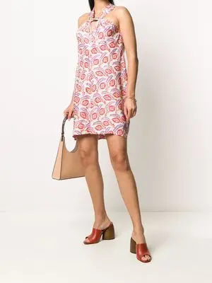 Isabel Marant Suzyli Leaf-print Short Dress