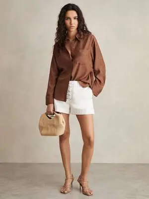 REISS Reenie Silk Shirt