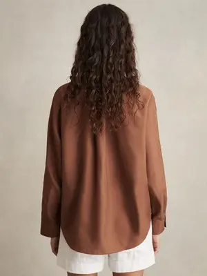 REISS Reenie Silk Shirt