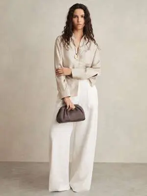 REISS Reenie Silk Shirt