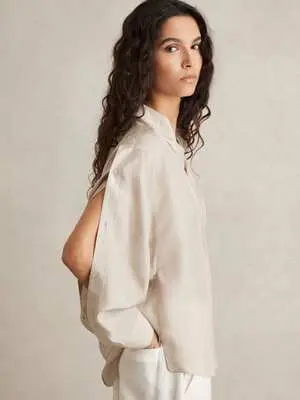REISS Reenie Silk Shirt