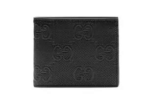 Gucci Gg Embossed Wallet - Black