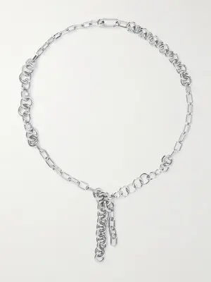LAURA LOMBARDI Lega Platinum-plated Necklace - Silver