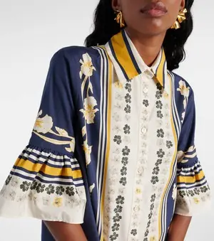 La DoubleJ Choux Printed Shirt Dress - Multicoloured