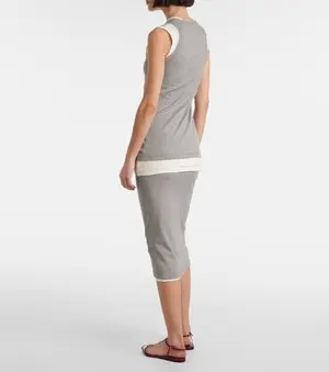 JIL SANDER Set Of 3 Cotton Tank Tops - Multicoloured