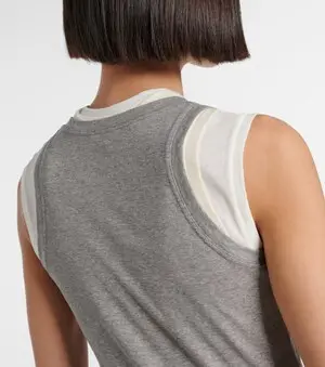 JIL SANDER Set Of 3 Cotton Tank Tops - Multicoloured