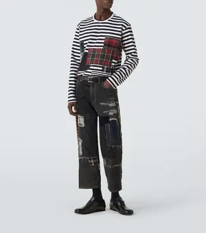 Junya Watanabe X Levi's® Patchwork Wide-leg Jeans