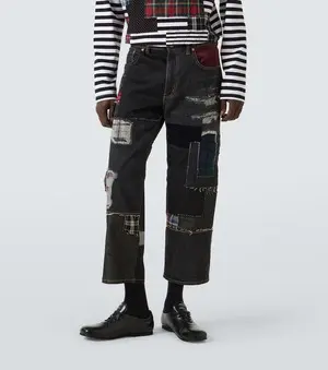Junya Watanabe X Levi's® Patchwork Wide-leg Jeans