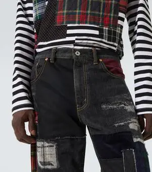 Junya Watanabe X Levi's® Patchwork Wide-leg Jeans