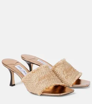 Jimmy Choo Woven Mules Clogs For Women