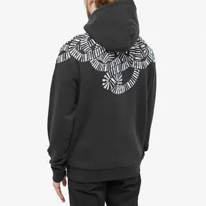 MARCELO BURLON COUNTY OF MILAN Snake Wings Regular Hoodie