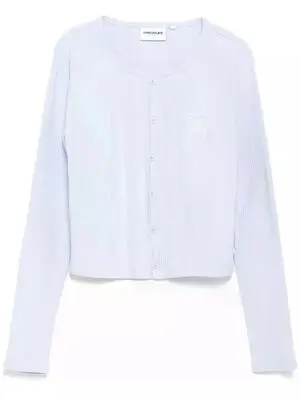 CHOCOOLATE Logo-embroidered Top - Blue