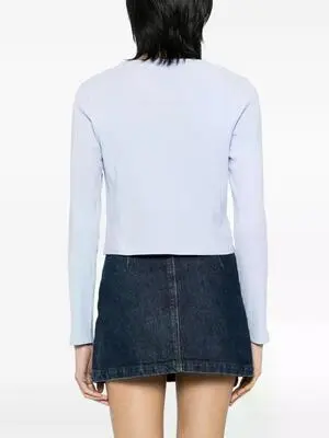 CHOCOOLATE Logo-embroidered Top - Blue