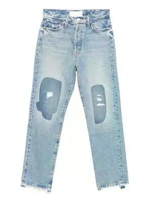 MOTHER High-waisted Hiker Hover Chew Jeans