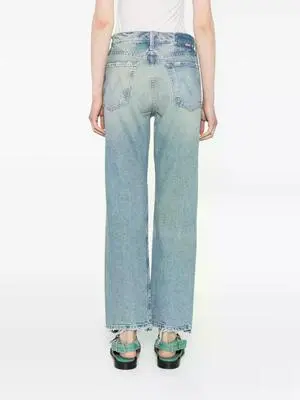 MOTHER High-waisted Hiker Hover Chew Jeans